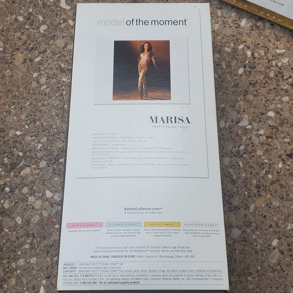 Barbie | Toys | Model Of The Moment Marisa Barbie Doll Pretty Young ...